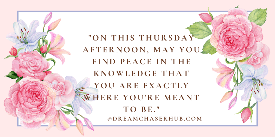 55+ Beautiful Good Afternoon Thursday Blessings
