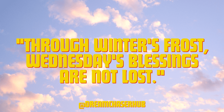 135+ Beautiful Happy Wednesday Winter Images