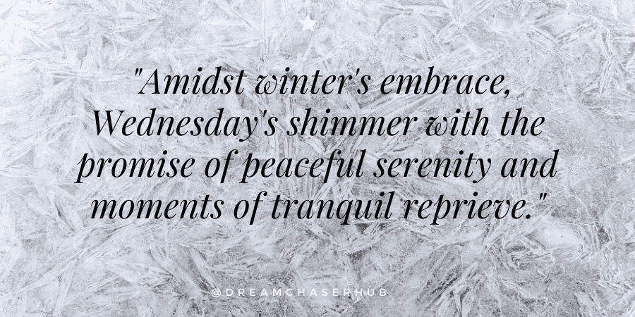 135+ Beautiful Happy Wednesday Winter Images