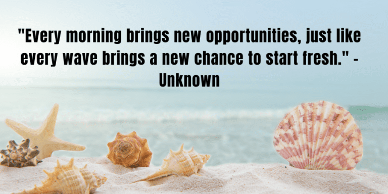 57+ Beautiful Good Morning Beach Images, GIFs, and Quotes – Dreamchaserhub