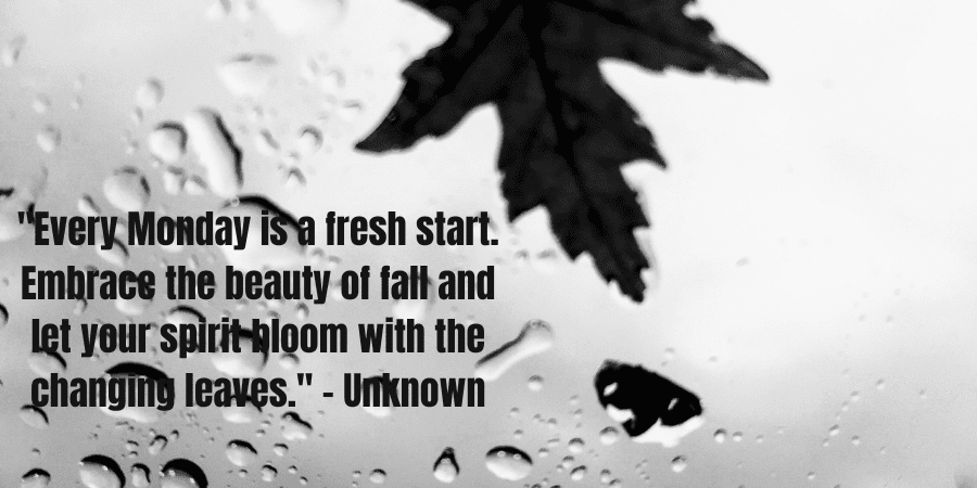 39+ Good Morning Happy Monday Fall Images and Quotes - Dreamchaserhub