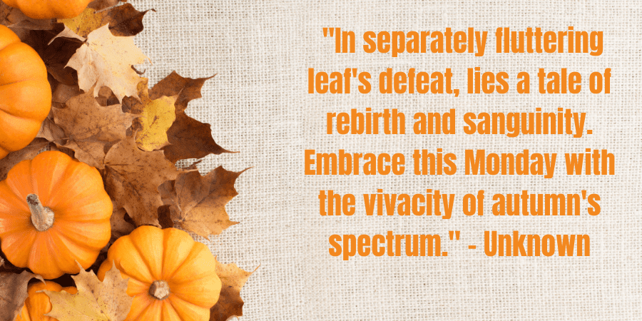 39+ Good Morning Happy Monday Fall Images and Quotes - Dreamchaserhub